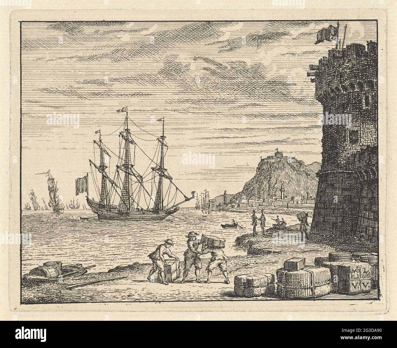 Port face. A harbor face where loaded and released is on a quay. On the ...