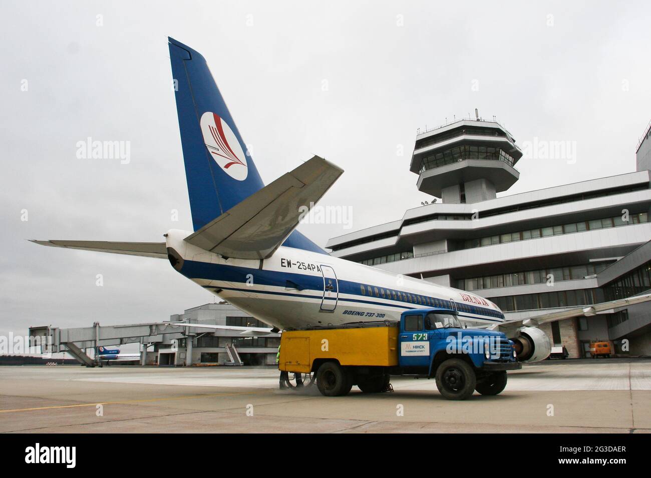 Boarding belavia plane hi-res stock photography and images - Alamy