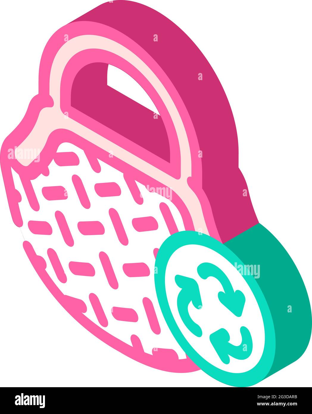 bag zero waste isometric icon vector illustration Stock Vector Image ...