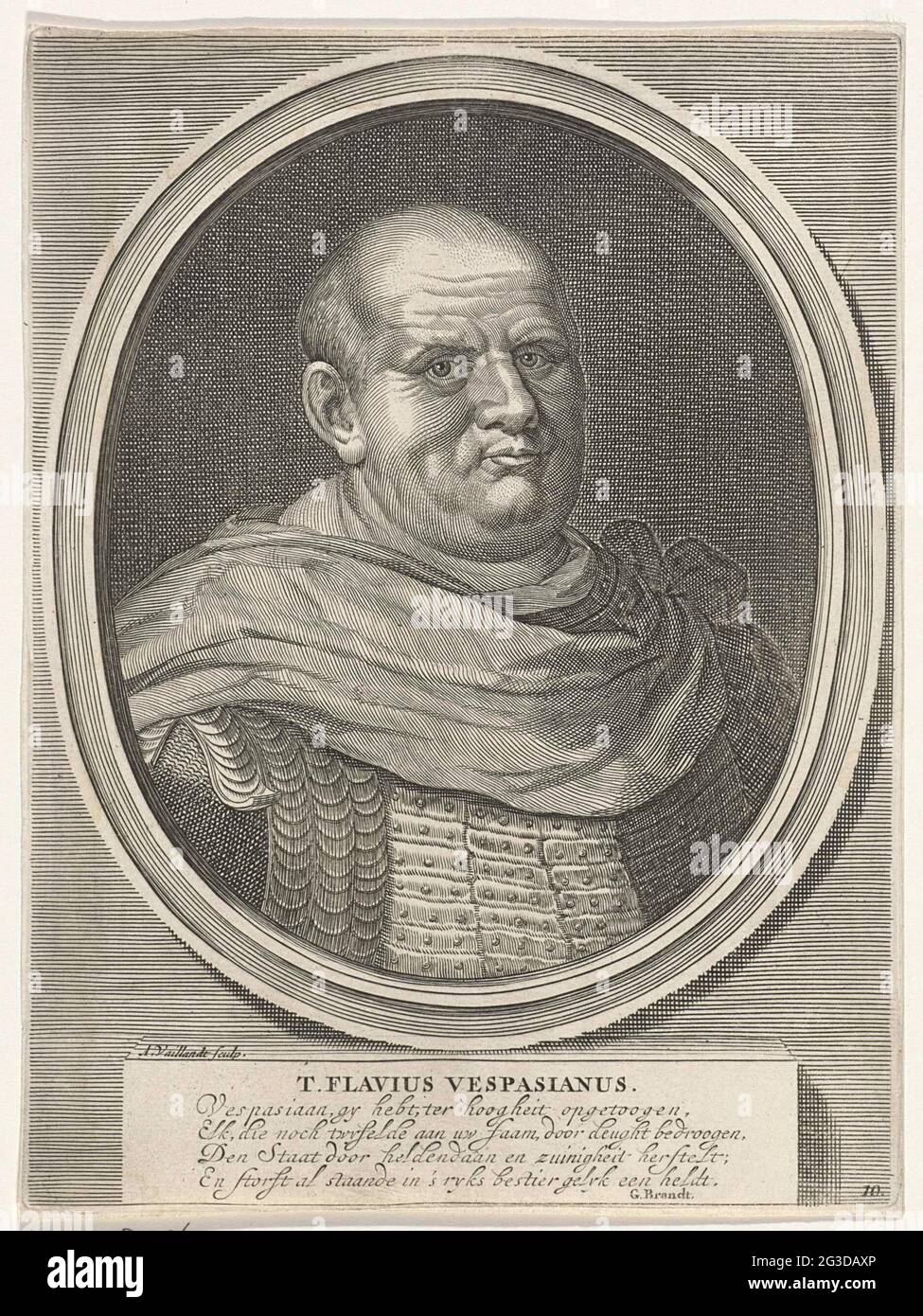 Portrait of vespasian, Roman emperor; Roman portraits. Portrait of ...