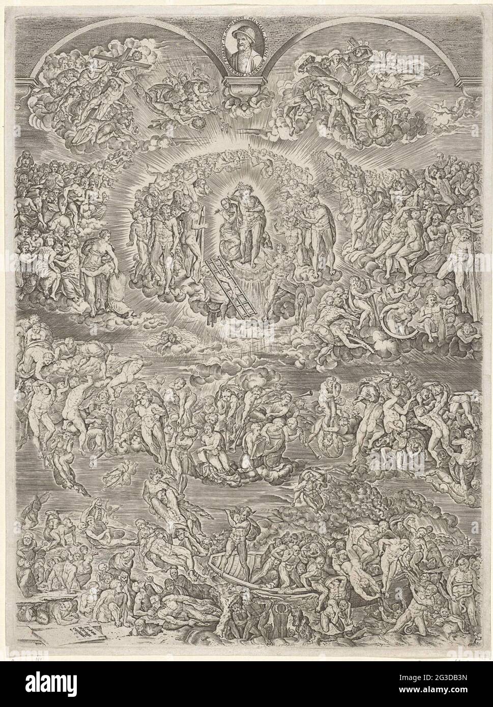 Sistine chapel michelangelo charon hi-res stock photography and images ...
