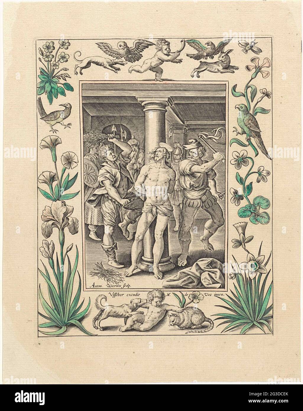 Christ at the scourging pillar hi-res stock photography and images - Alamy