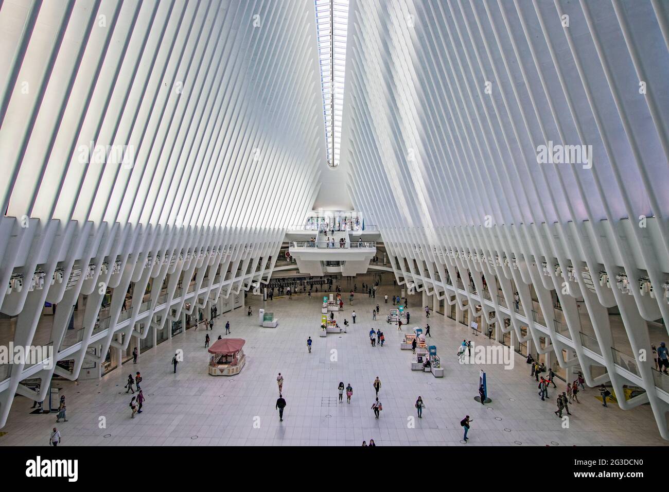 World Trade Center Oculus interior 2021 Stock Photo - Alamy