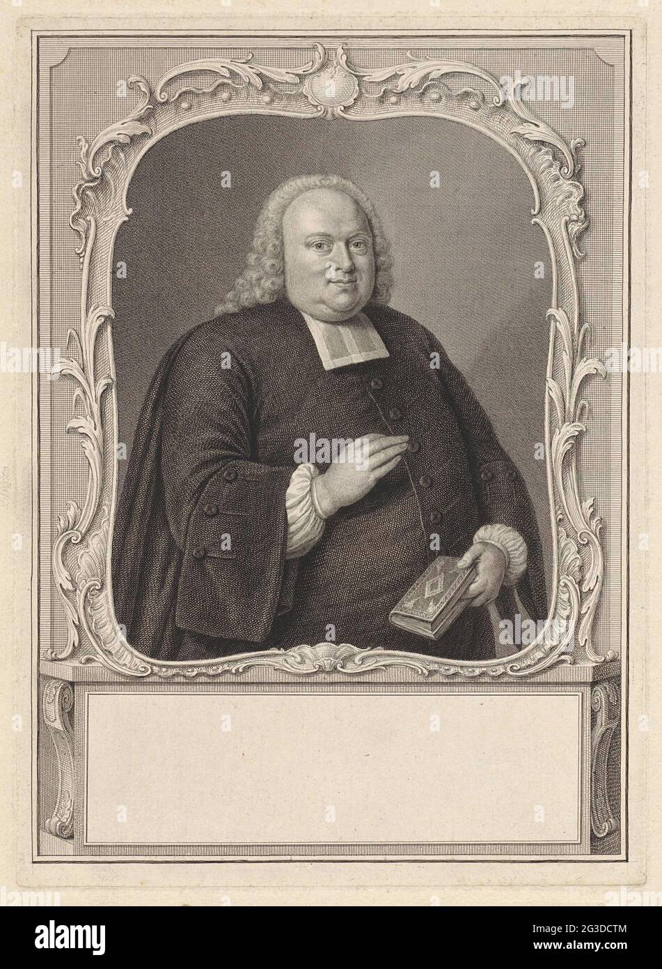 Portrait of Johannes van Marle. Portrait of Johannes van Marle, pastor ...