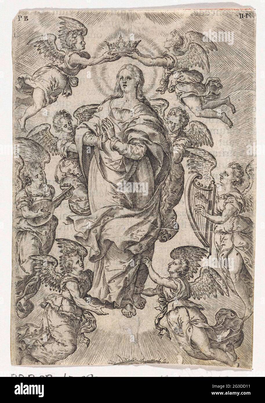 Ascension of Maria. Maria is entrained by angels to heaven. She is ...