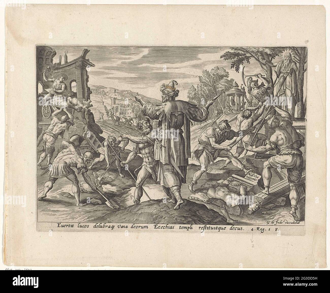 Hizkia lets the idols destroy; History of Hizkia and Sanherib ...