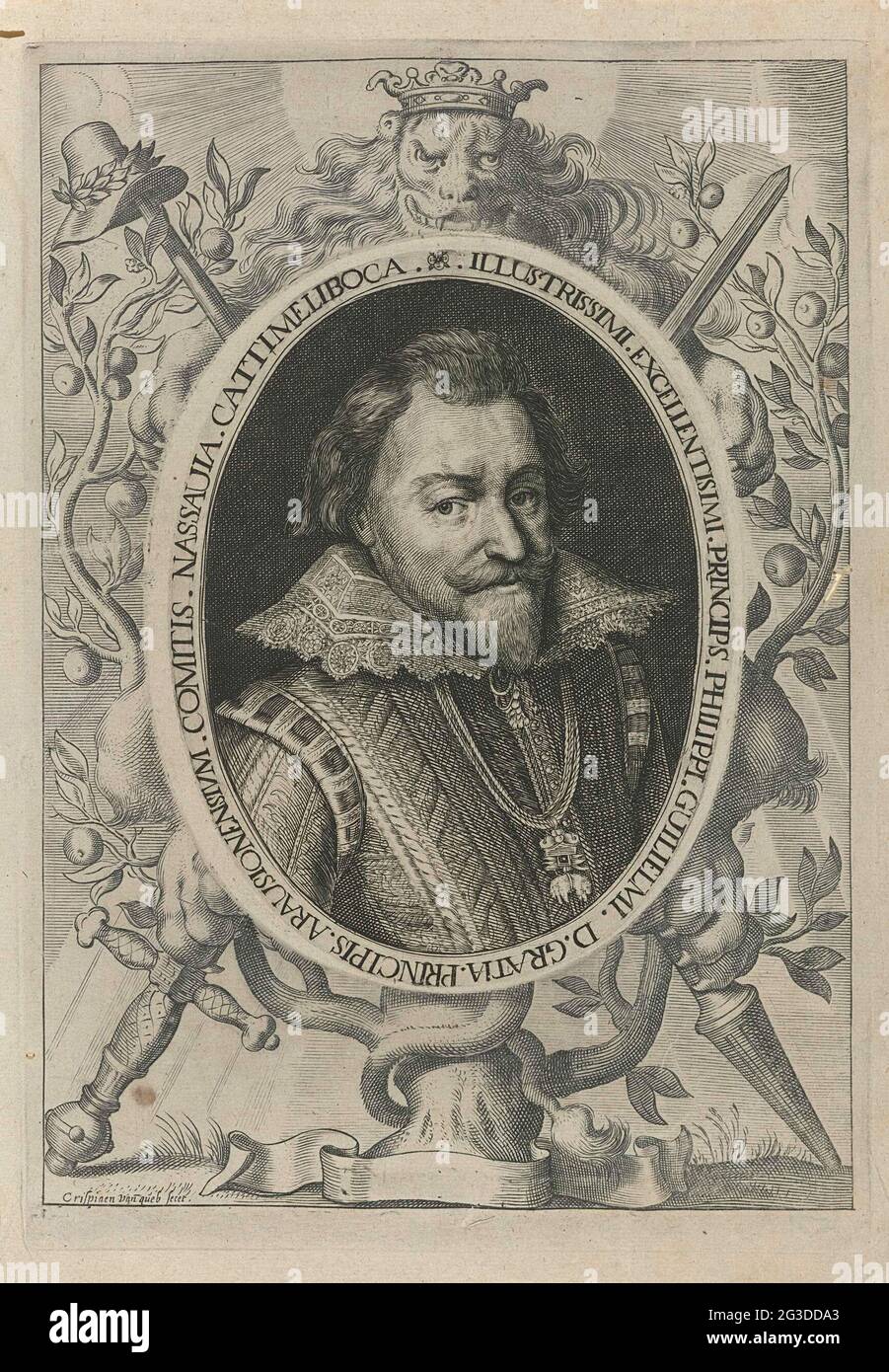 Portrait of Philip Willem, Prince of Orange. Portrait of Philip Willem ...