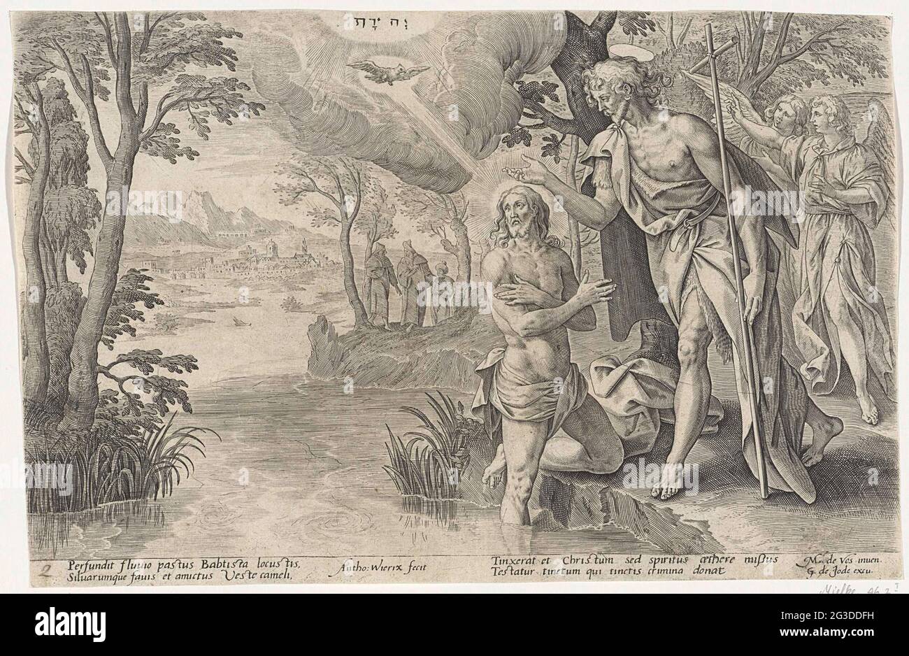 Baptism of Christ; Thesaurus Sacrarum historiarum Veteris Testamenti ...