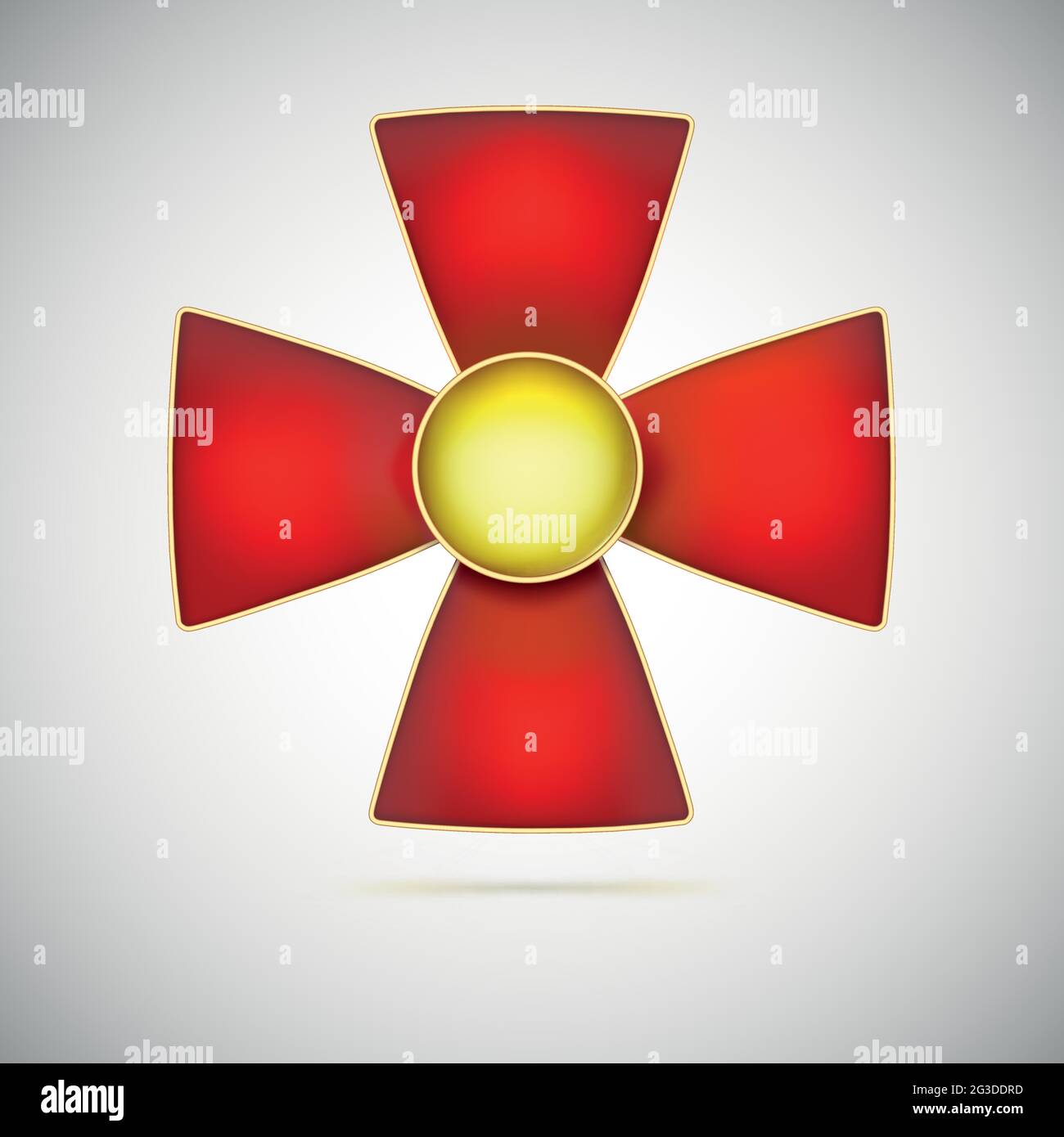 Red Cross, illustration of a military medal Stock Vector Image & Art ...