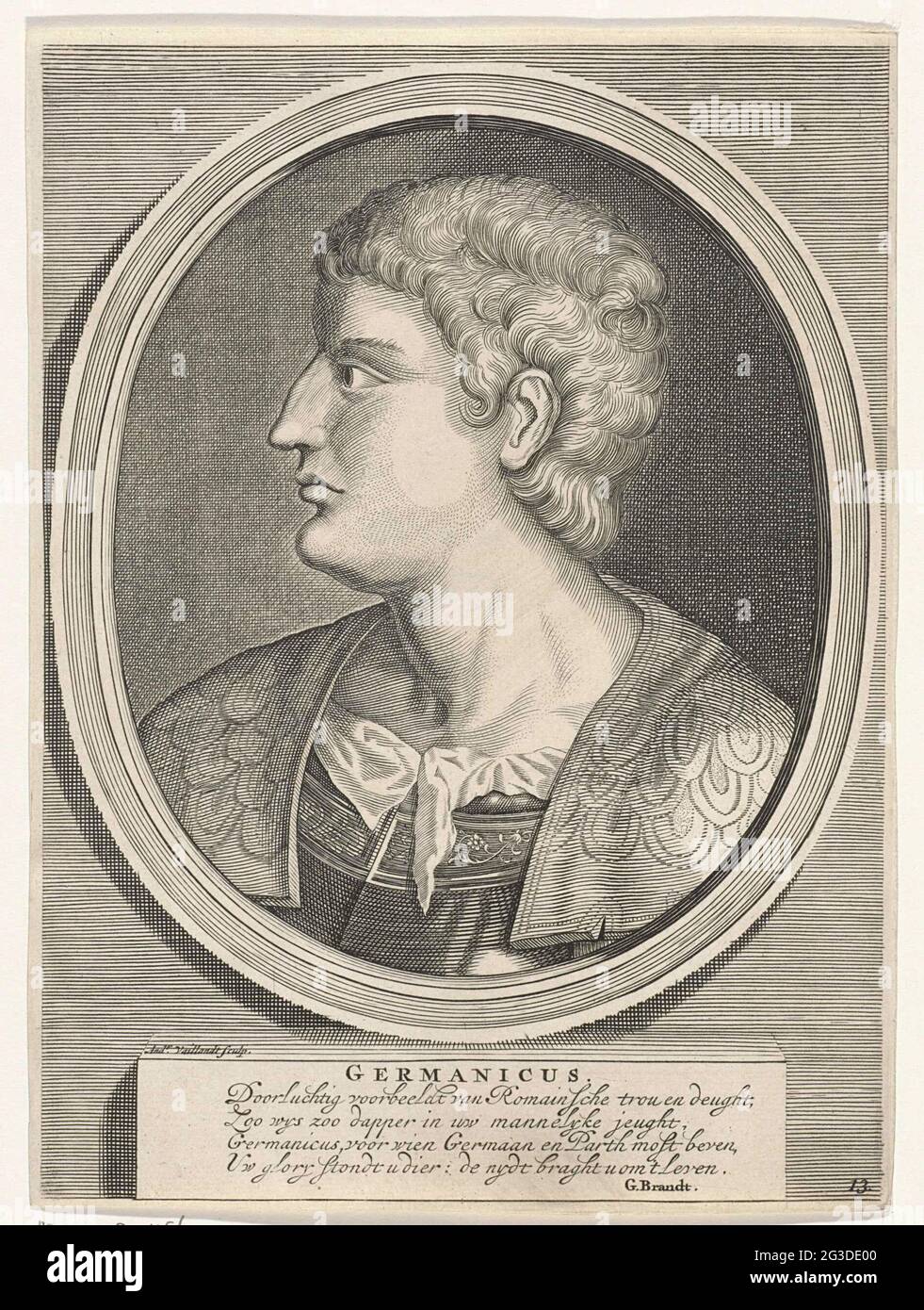 Portrait of germanicus; Roman portraits. Portrait of the Roman ...