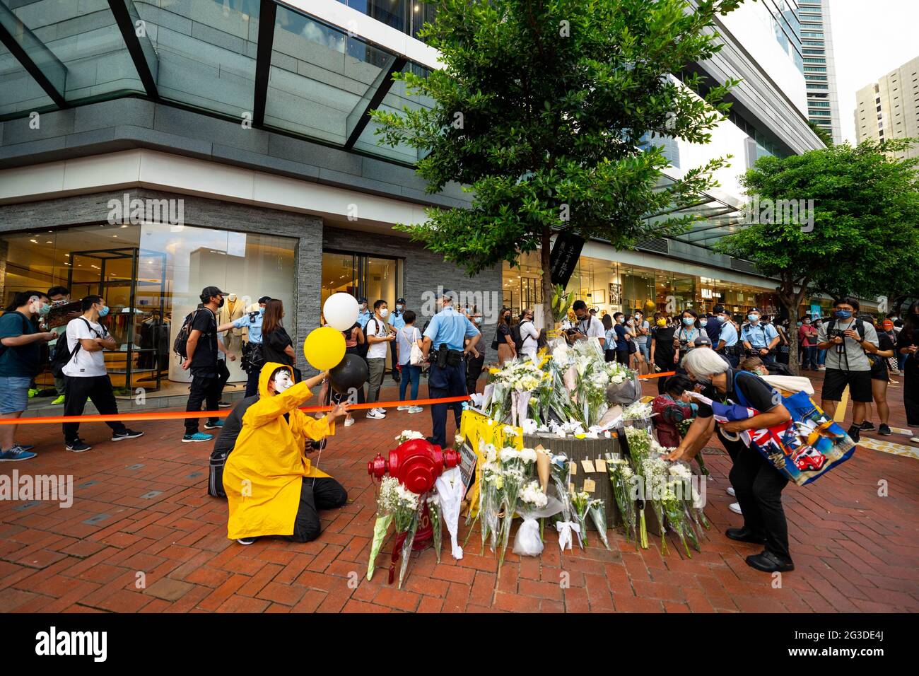 Hong Kong, China. 15th June, 2021. Grandma Wong, a well-known activist ...