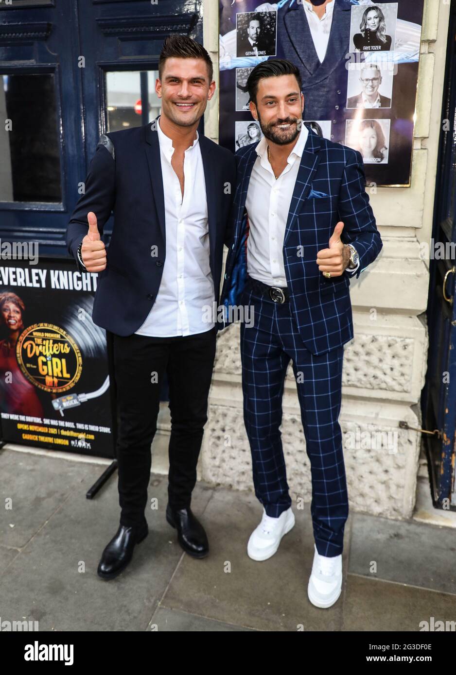 London, UK. 15th June, 2021. Aljaz Skorjanec and Giovanni Pernice ...