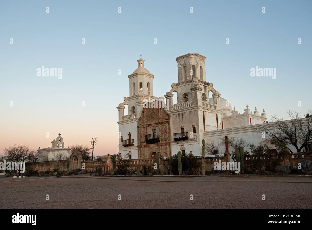San Xavier Mission Stock Photo - Alamy