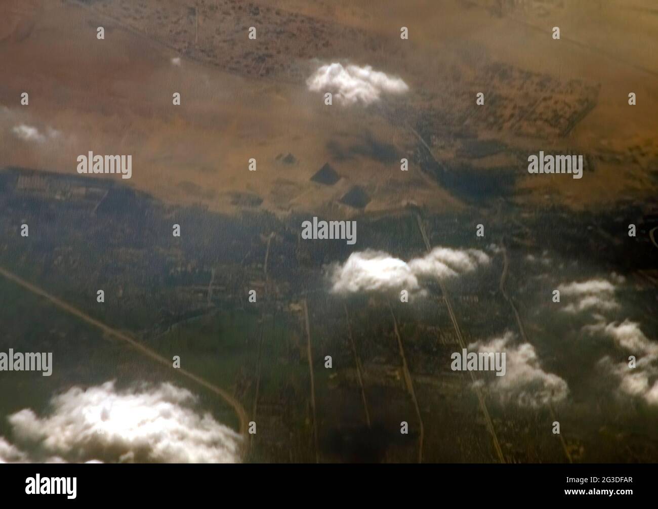 Aerial View Pyramids Egypt Cairo High Resolution Stock Photography and ...