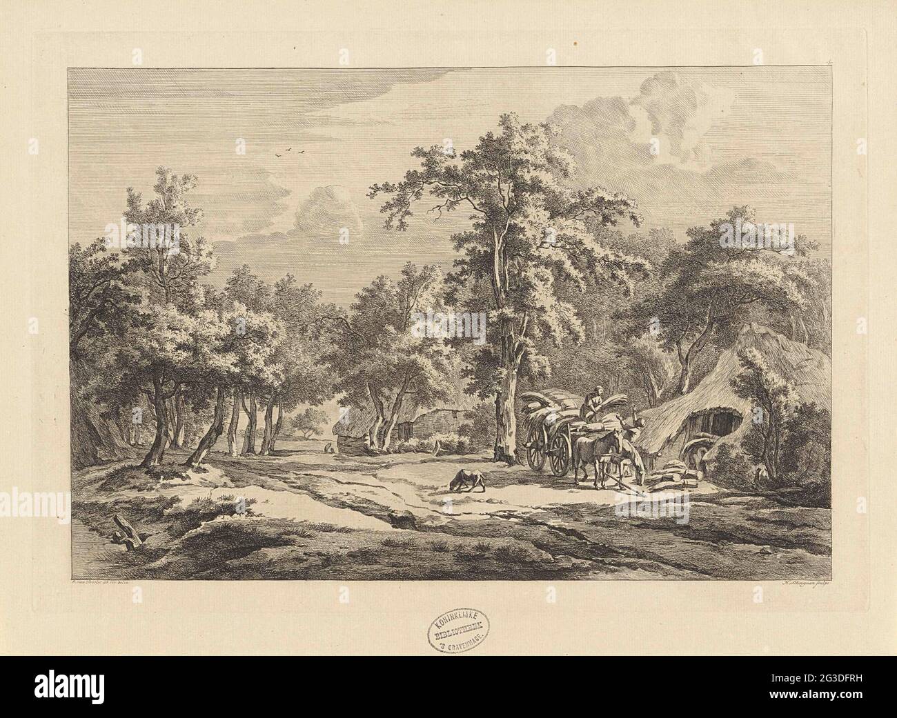 Landscape in Westerbork; IX faces in and at the Drenthe landscape. Two ...