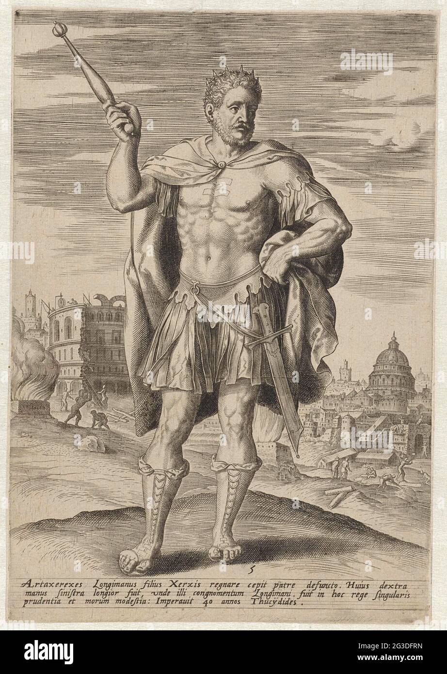 King artaxerxes i; Persian kings; Series Regum Persarum (...). King ...