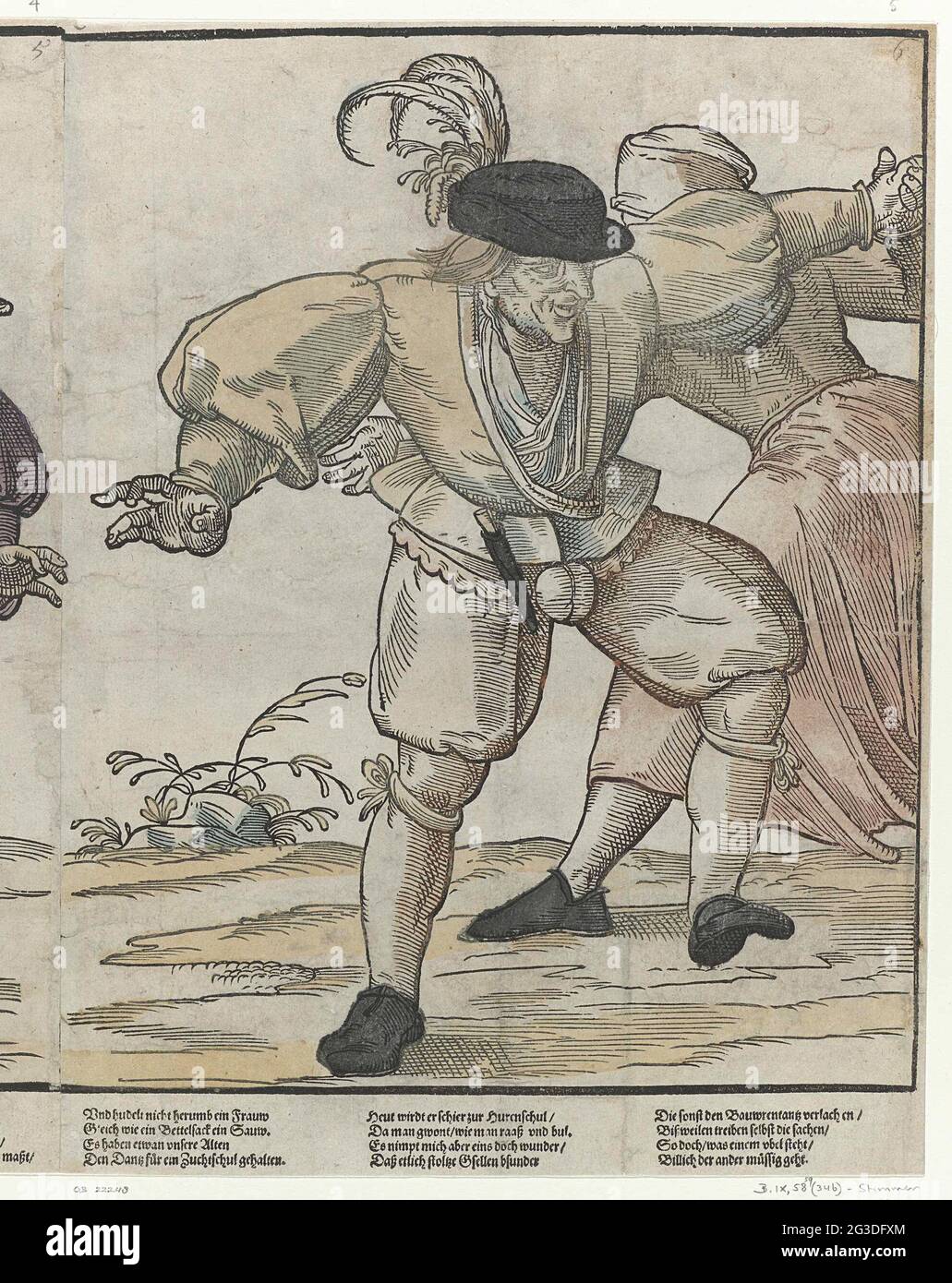 The fifth couple; A village brigel factory with dancing couples, 6 (8 ...