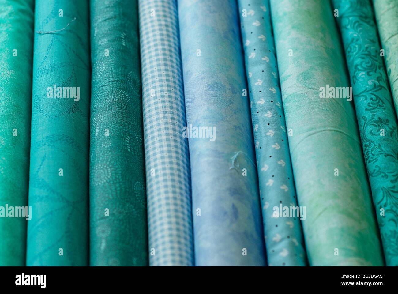 Colorful bolts of cloth Stock Photo - Alamy