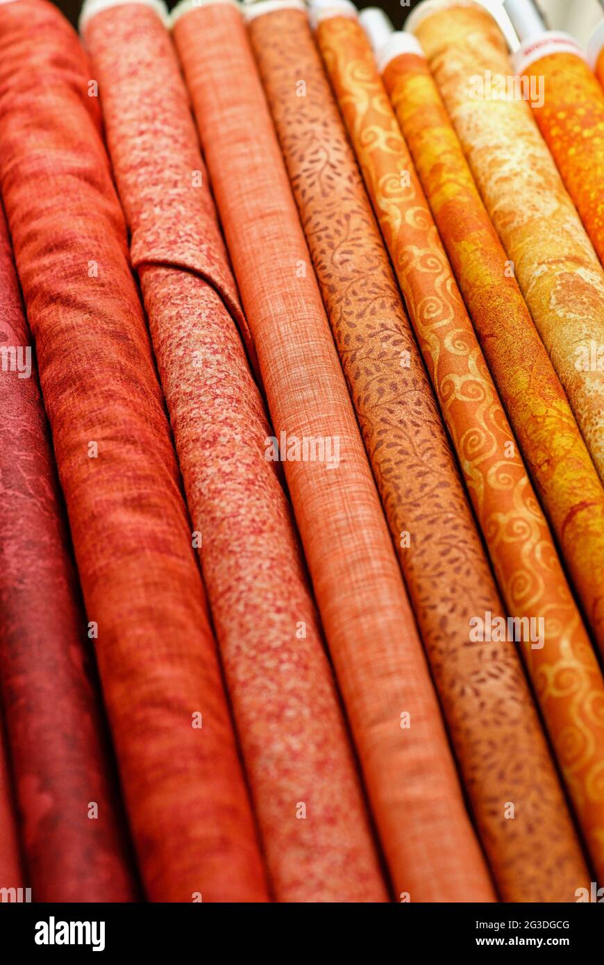 Colorful bolts of cloth Stock Photo - Alamy