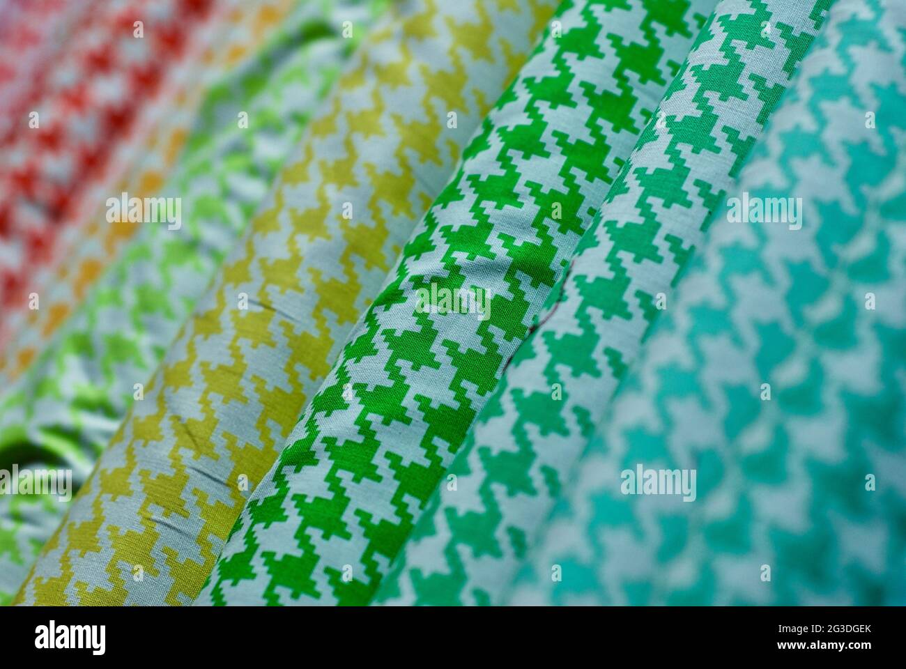 Colorful bolts of cloth Stock Photo - Alamy