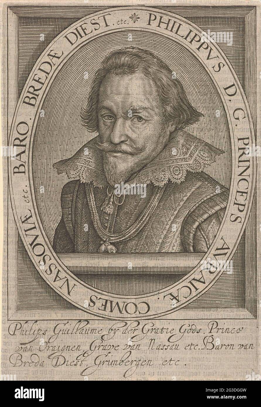 Portrait of Philip Willem, Prince of Orange. Portrait of Philip Willem ...