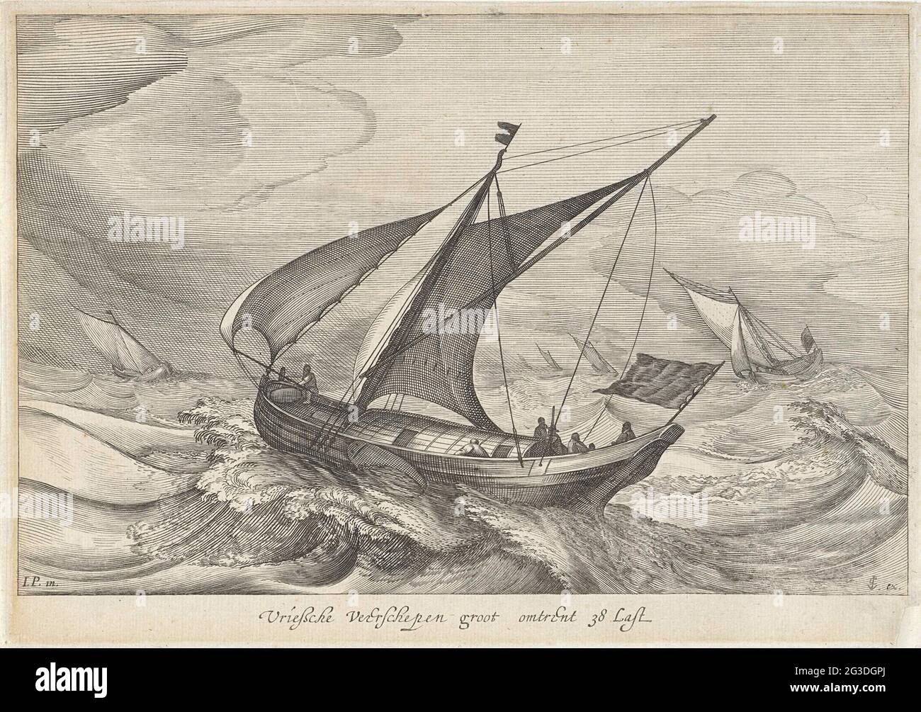 Frisian spring ships; Vriesche Spring ships great concerning 38 burden ...