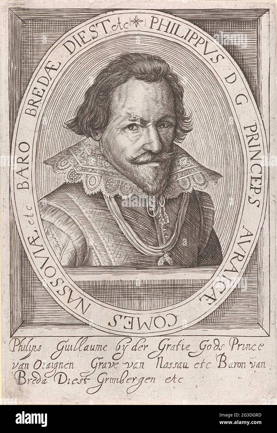 Portrait of Philip Willem, Prince of Orange. Portrait of Philip Willem ...