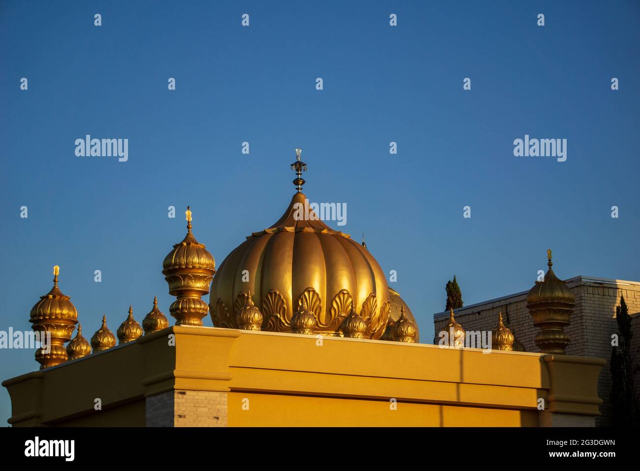 Golden Sikh Gurdwaras (Gumbads) Dome Mounted on Temple - Gurudwaras ...