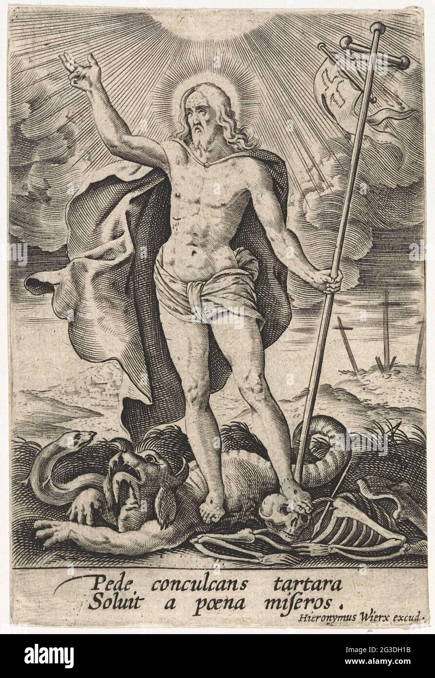 Christ as a victor of evil and death. The resurrected Christ triumphs ...
