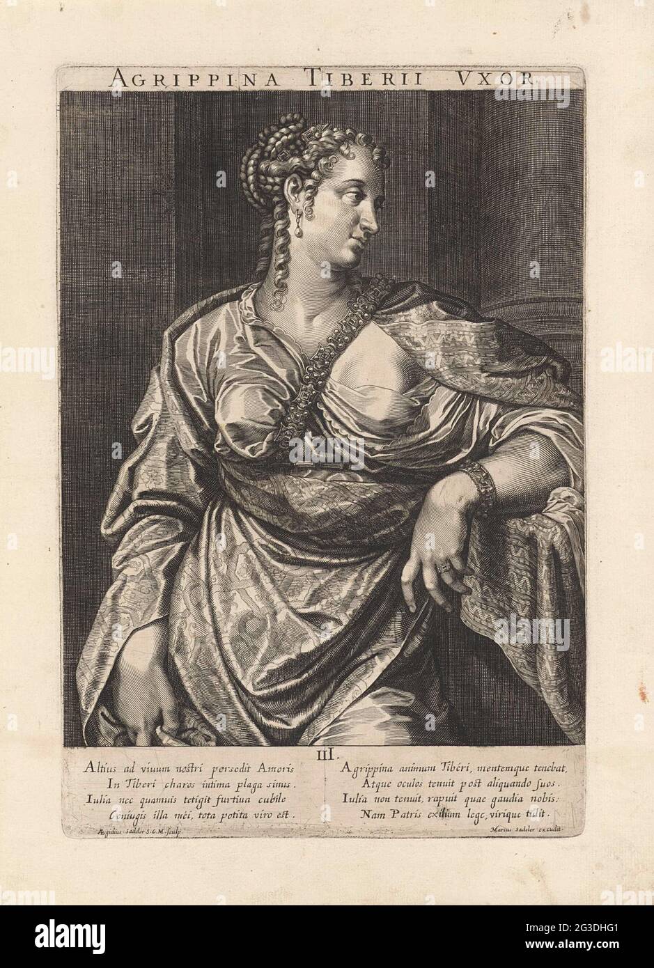 Portrait of Agrippina Vipsania; Famous Roman women. Agrippina Vipsania ...