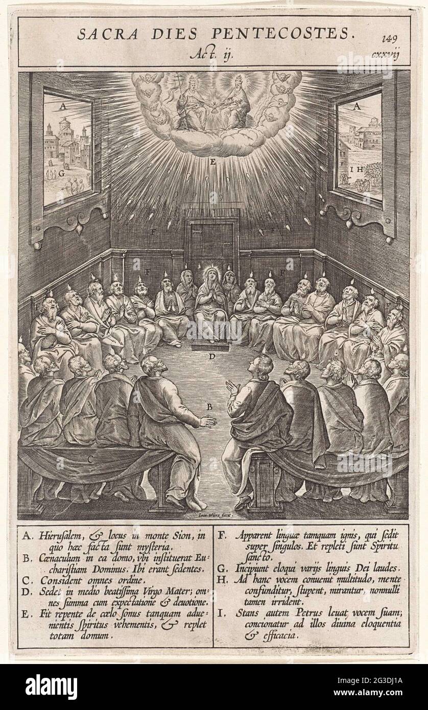 Outpouring of the Holy Spirit (Pentecost); Sacra Dies PenteCostes ...