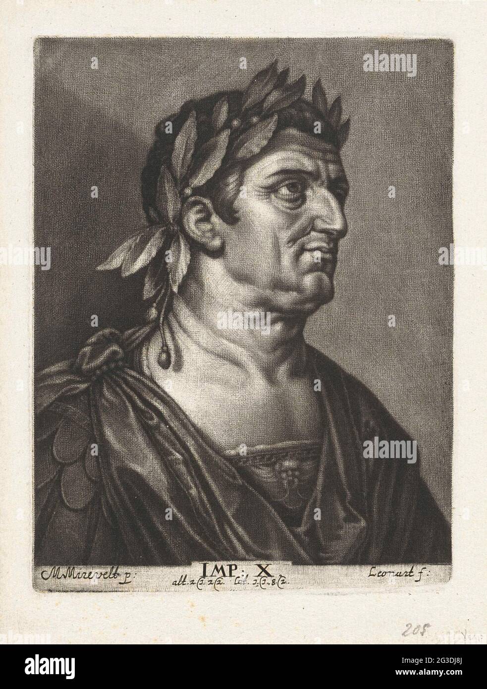Portrait of emperor vespasian; Imp. X; Roman emperors Stock Photo - Alamy