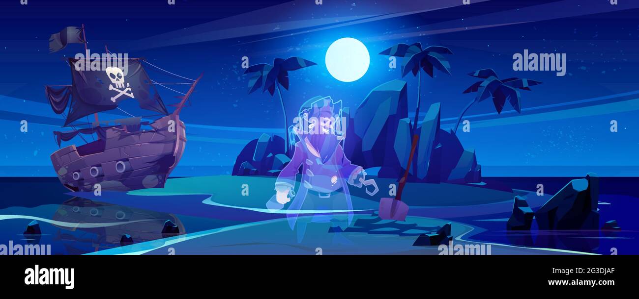 Beach with dead trees Stock Vector Images - Alamy