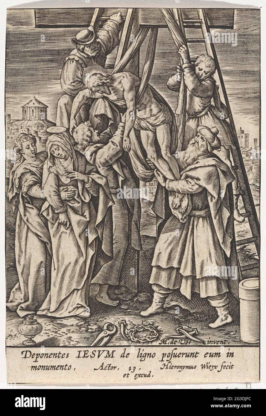 Cross out. Christ's body is achieved by Nikodemus, Joseph and two ...