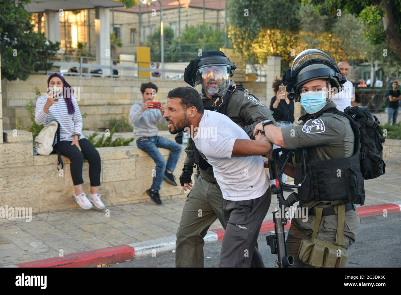 Palestine police hi-res stock photography and images - Alamy