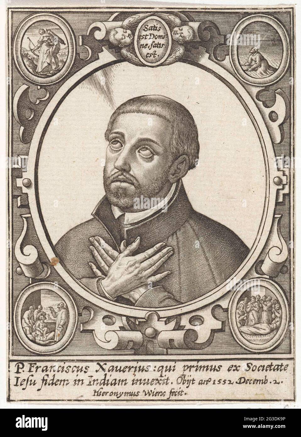 H. Franciscus Xaverius. Portrait of the Jesuit Missionary Francis ...
