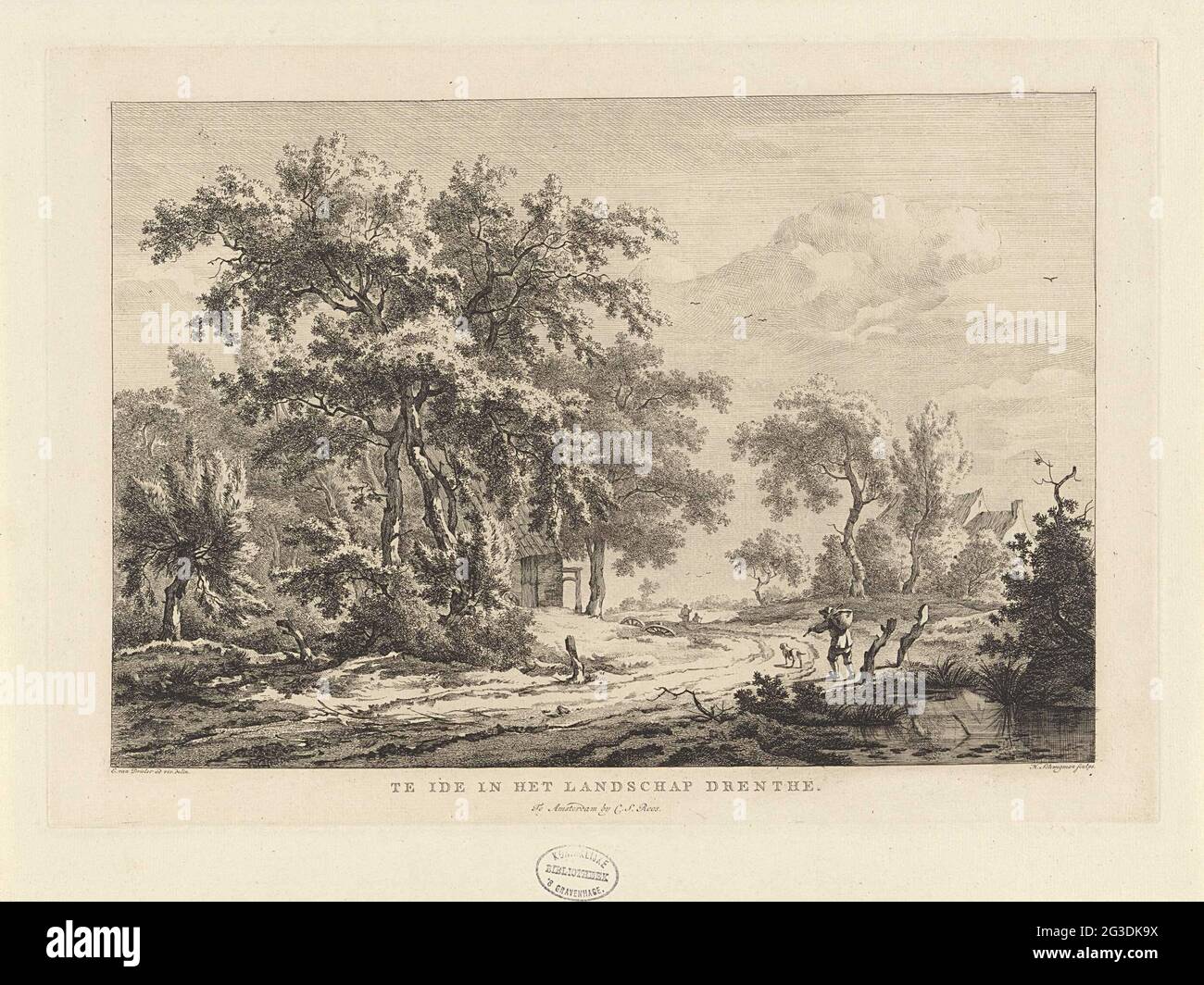 Landscape in Yde; Too Ide in the Drenthe landscape; IX faces in and at ...