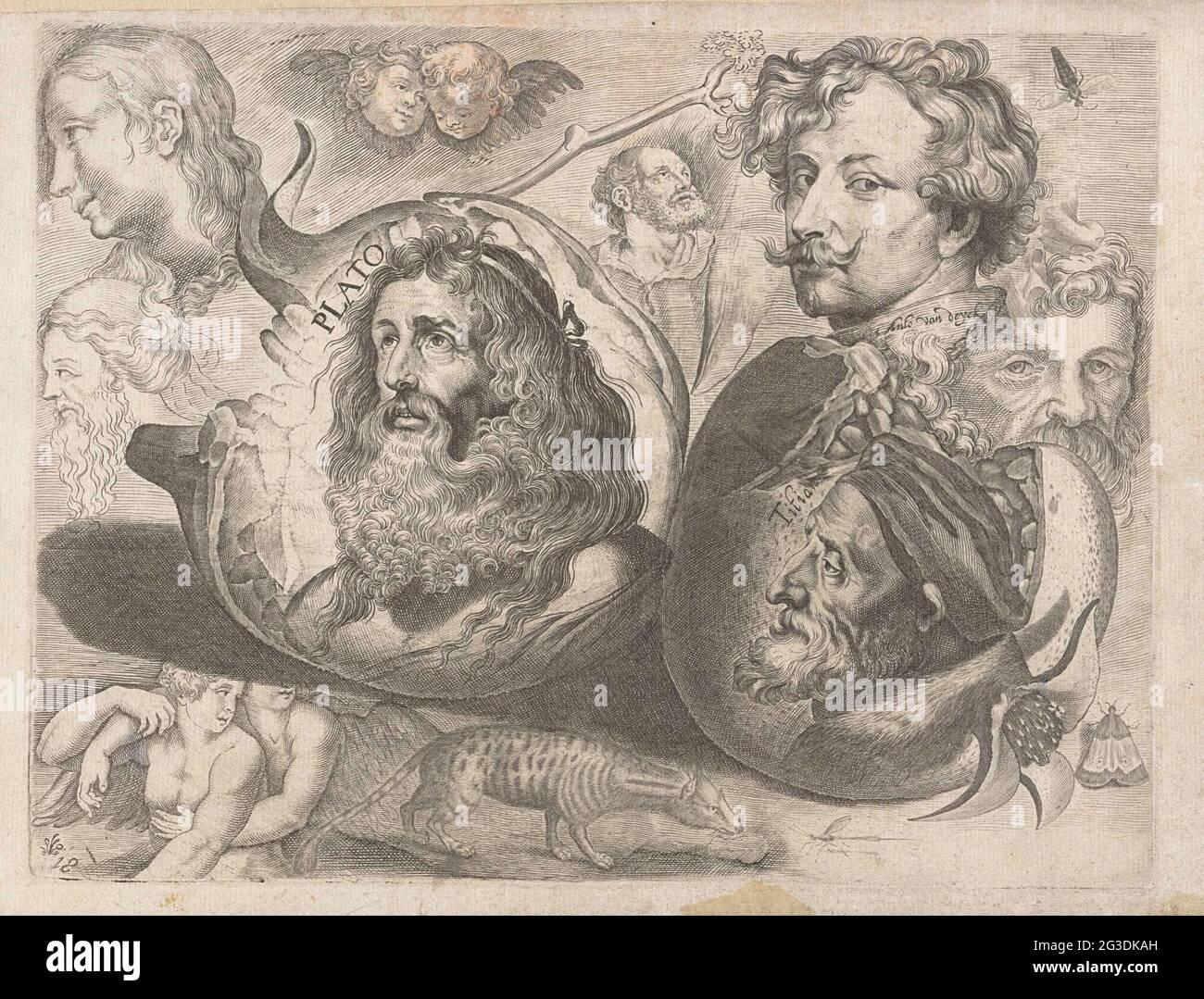 Study sheet with drawing examples; Drawing examples. Eighteenth print ...