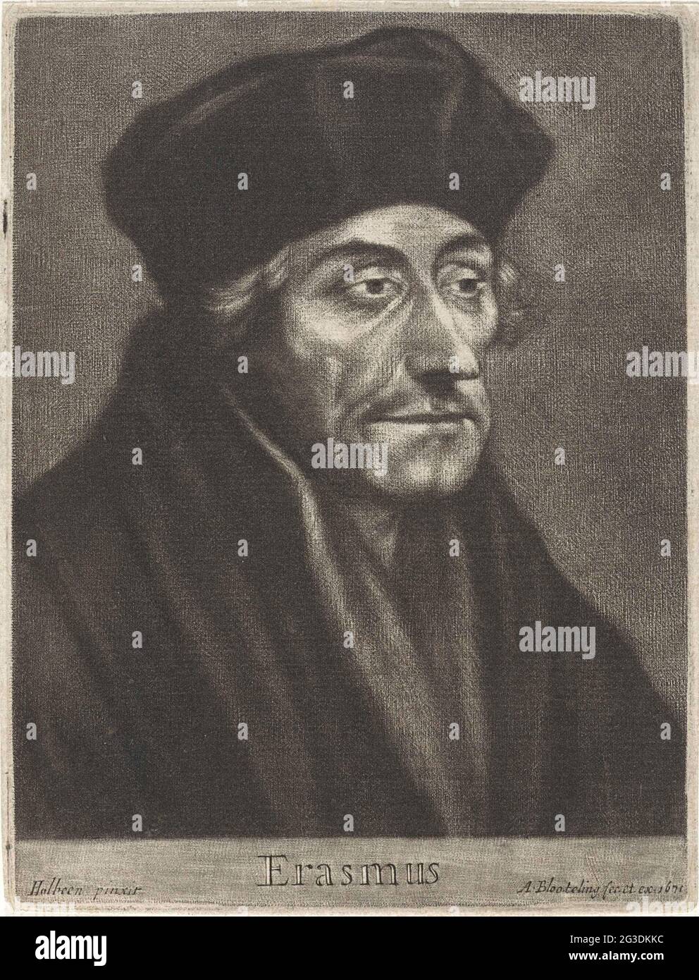 Portret Erasmus Stock Photo - Alamy