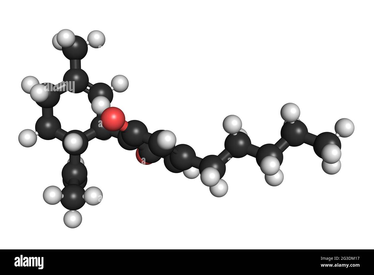 CBD Cannabidiol molecule 3D render chemical structure Stock Photo - Alamy