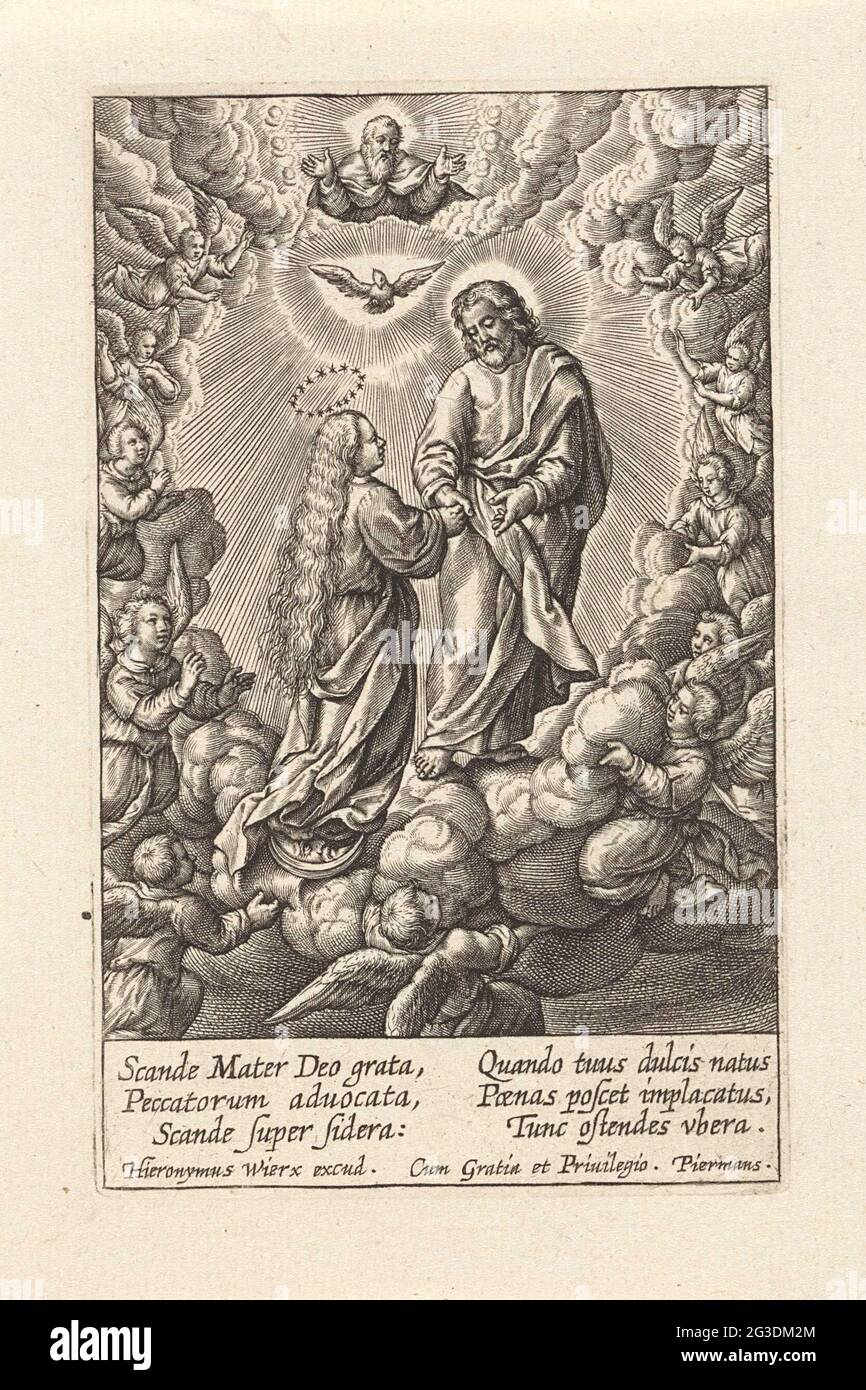 Ascension of Maria; Life of the Virgin Mary. Maria is taken to heaven ...