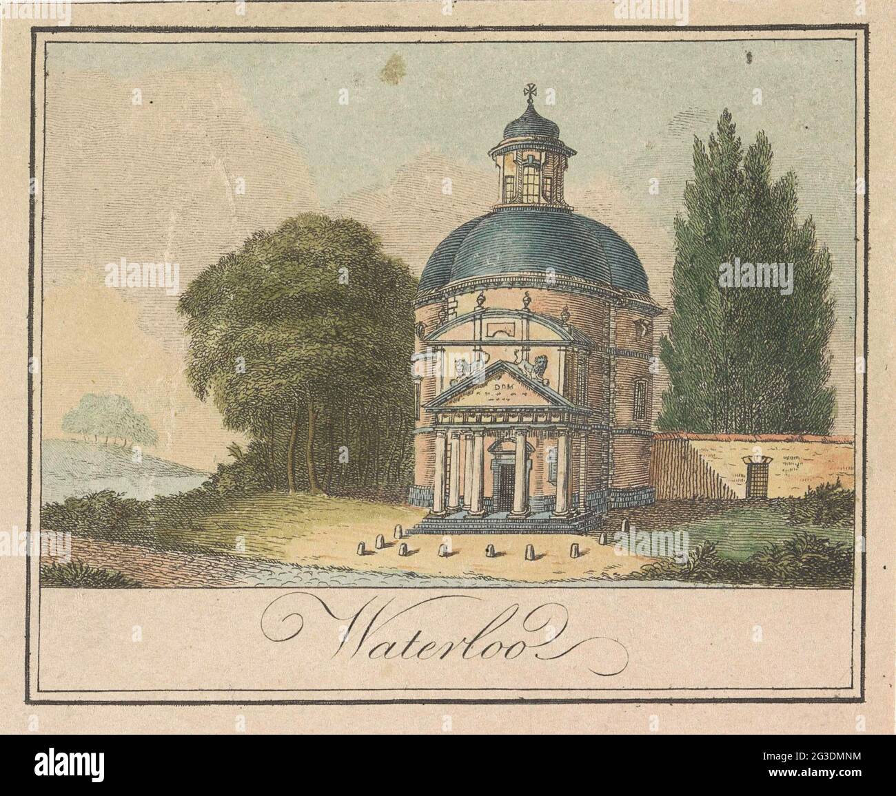 Church of Waterloo; Waterloo; Buildings at Waterloo. The Sint ...