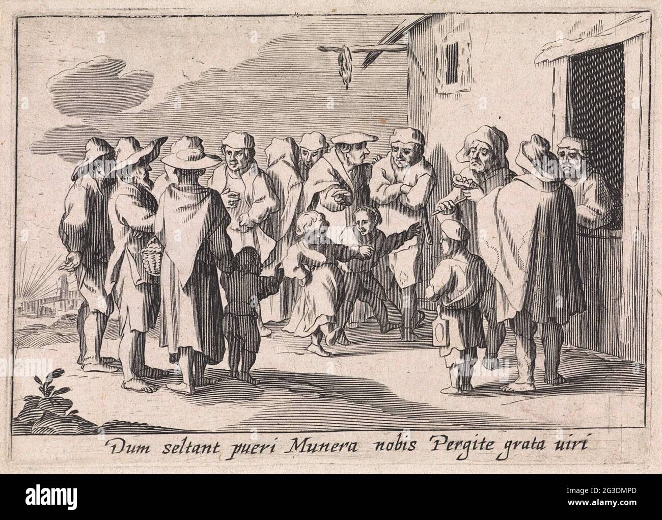 Poor children dance for an inn; The regrettable fate of the blind and ...
