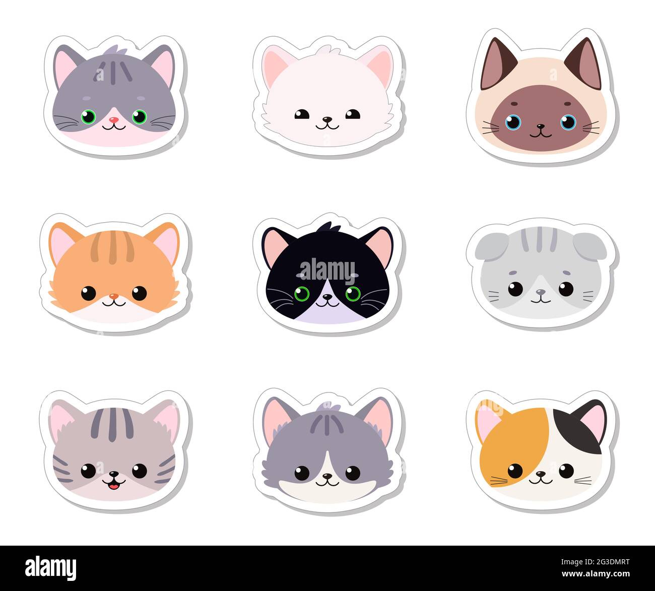 Cat Face Sticker