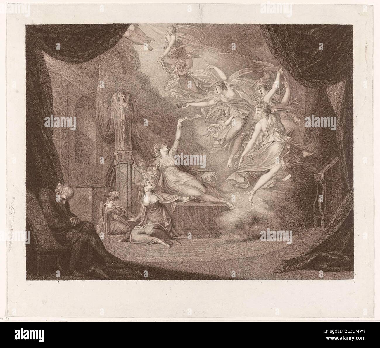 Queen Katharina dream; Mackclins British poets. Scene from William ...