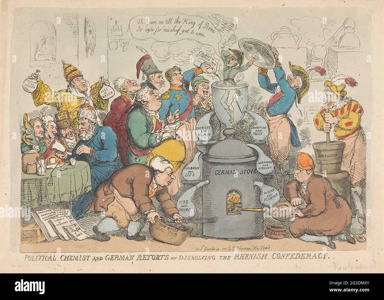 Resolving the Rhine Association, 1813; Political Chemist and German ...