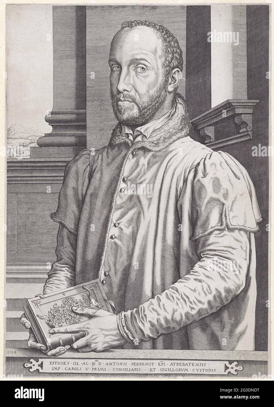Portrait of Antoine Perrenot Cardinal from Granvelle. Portrait of ...