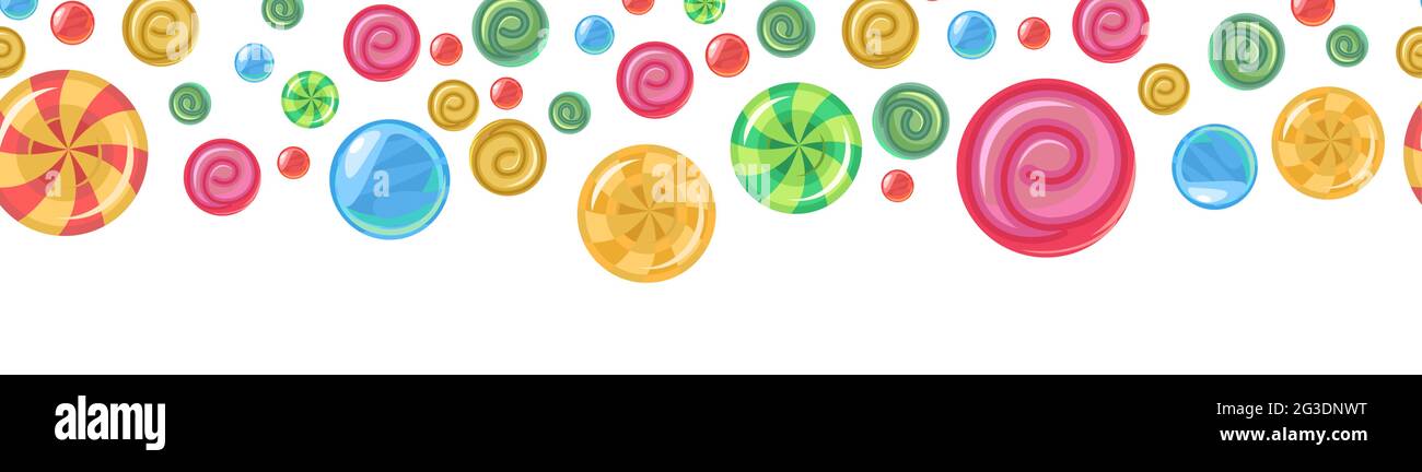 Sweets and scattered. Assorted dessert interspersed. Candy caramel ...