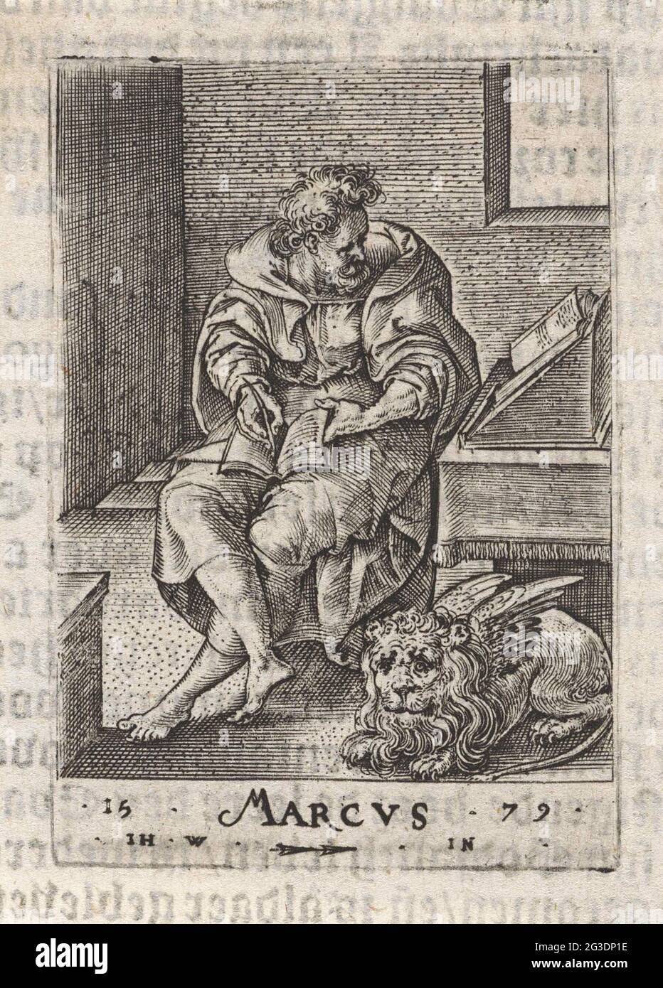 Evangelist Marcus; Marcvs; Four evangelists. The Evangelist Marcus ...