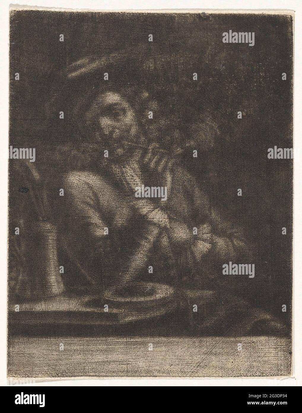 Sitting smoker Stock Photo - Alamy